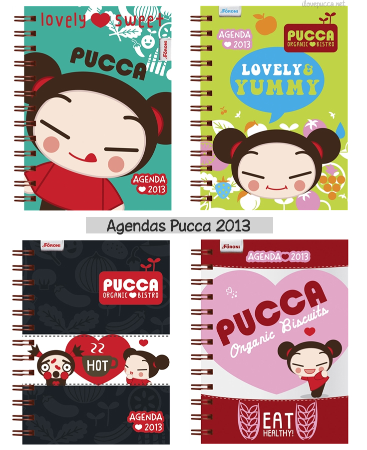 Agendas da Pucca 2013 - I Love Pucca